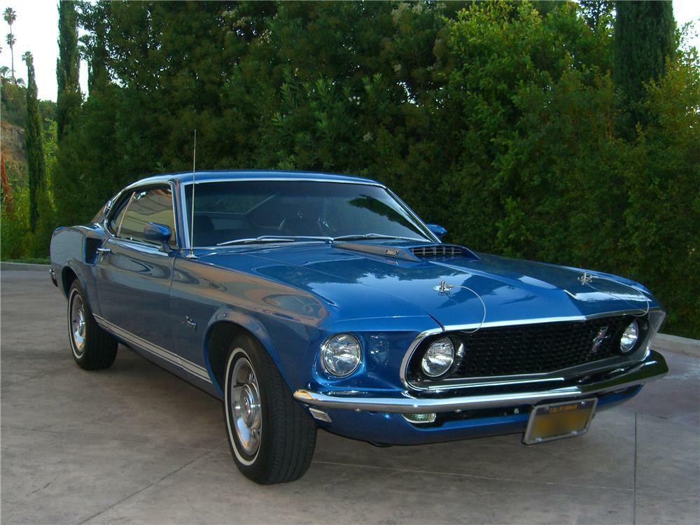 1969 FORD MUSTANG GT FASTBACK - Side Profile - 96278
