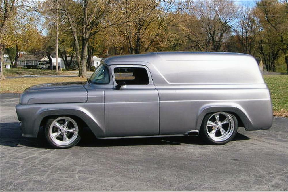 1957 FORD DELIVERY CUSTOM VAN - Side Profile - 96307