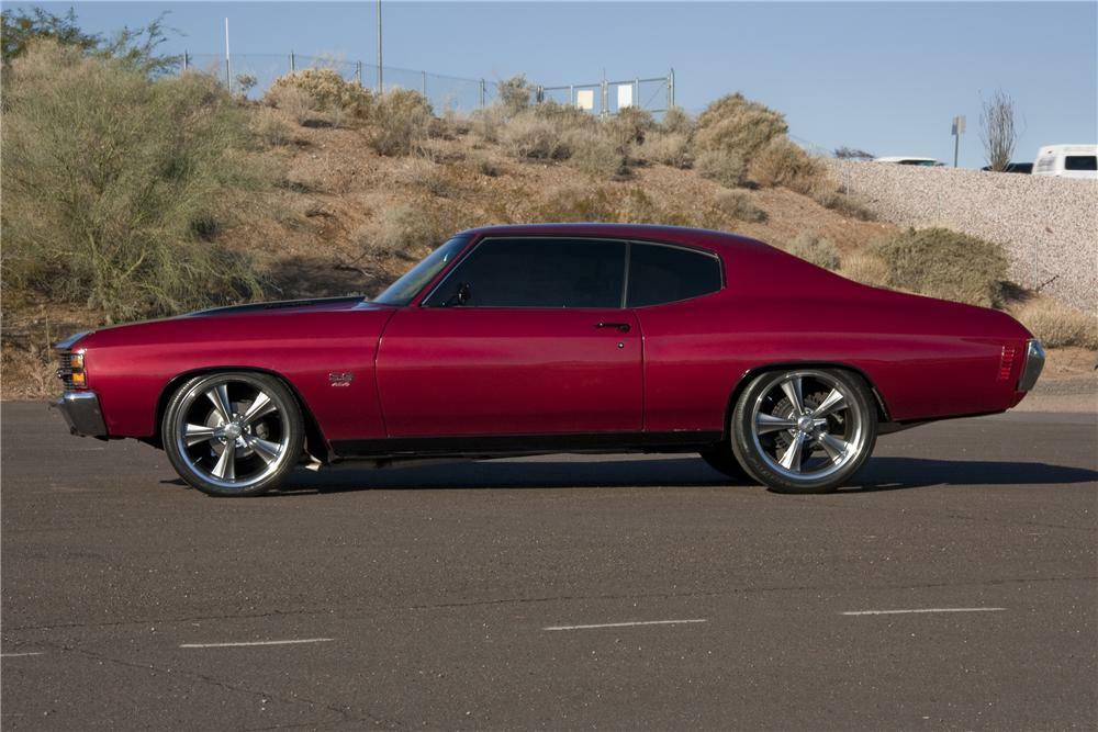 1971 CHEVROLET CHEVELLE CUSTOM COUPE - Side Profile - 96503