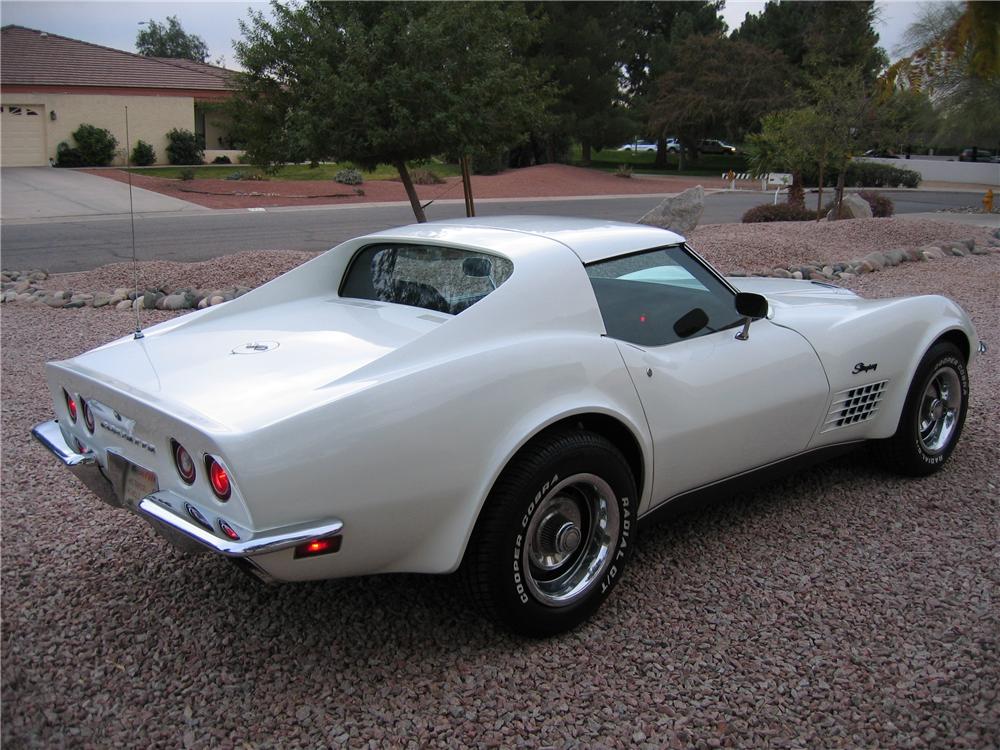 1972 CHEVROLET CORVETTE 2 DOOR COUPE - Rear 3/4 - 96721