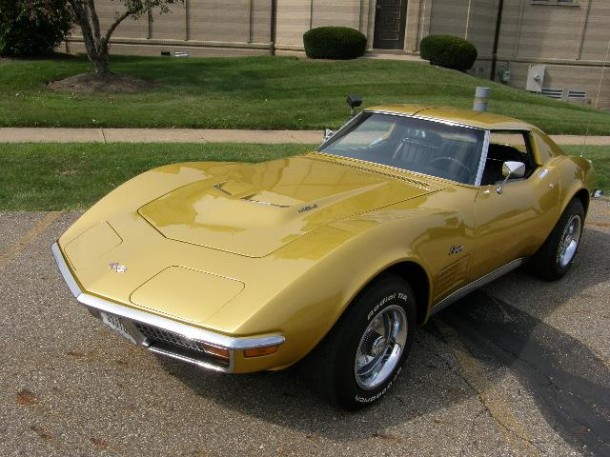 1971 CHEVROLET CORVETTE 2 DOOR COUPE - Front 3/4 - 96722