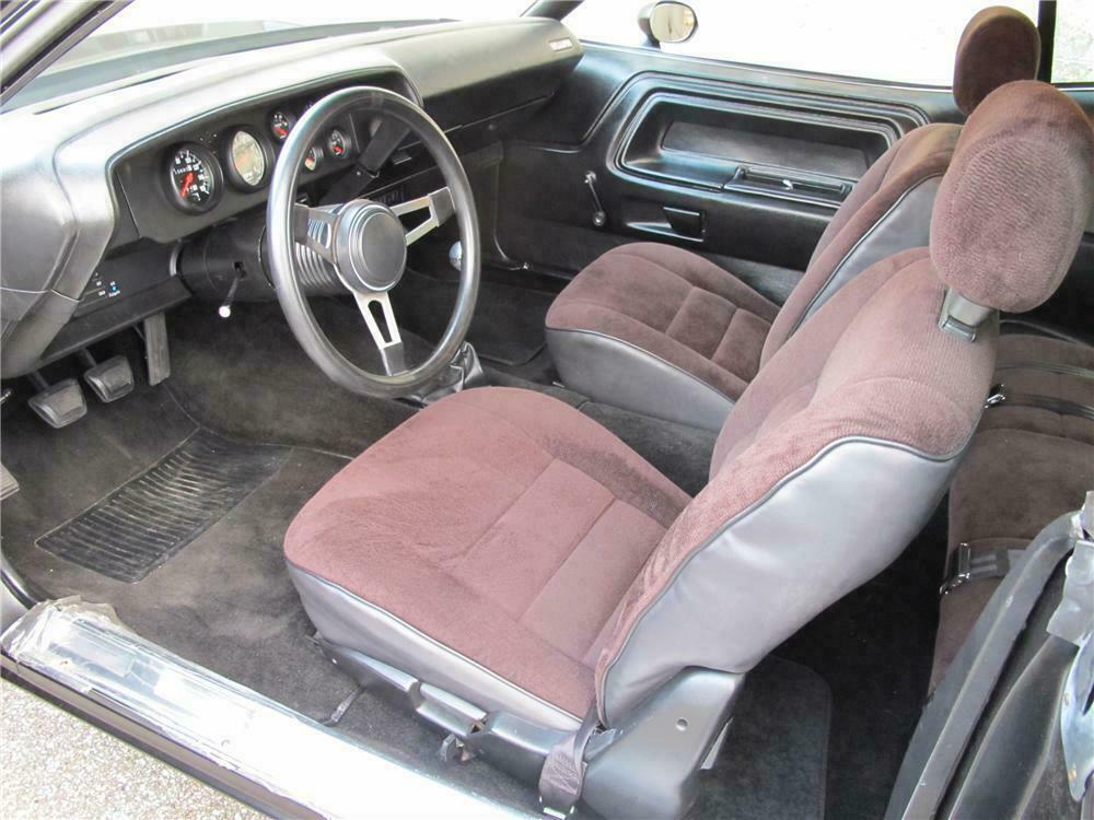73 challenger interior