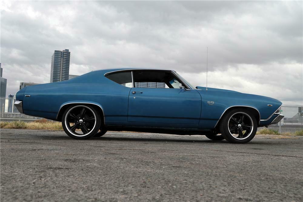 1969 CHEVROLET CHEVELLE SS 454 CUSTOM 2 DOOR HARDTOP - Side Profile ...
