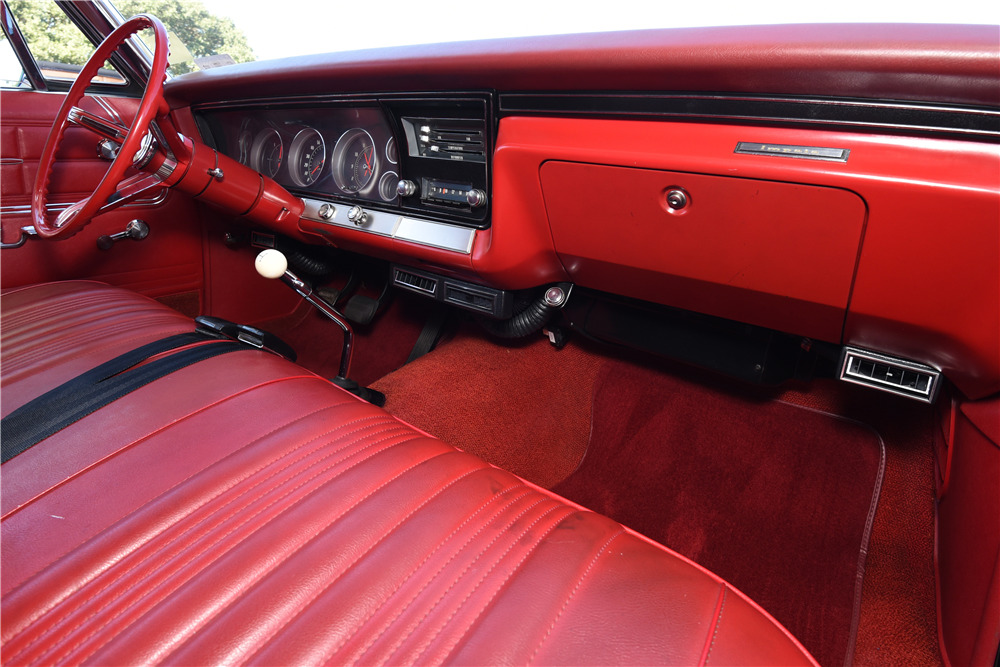 67 impala red interior