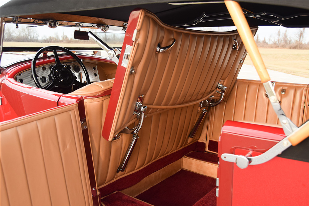 duesenberg car interior