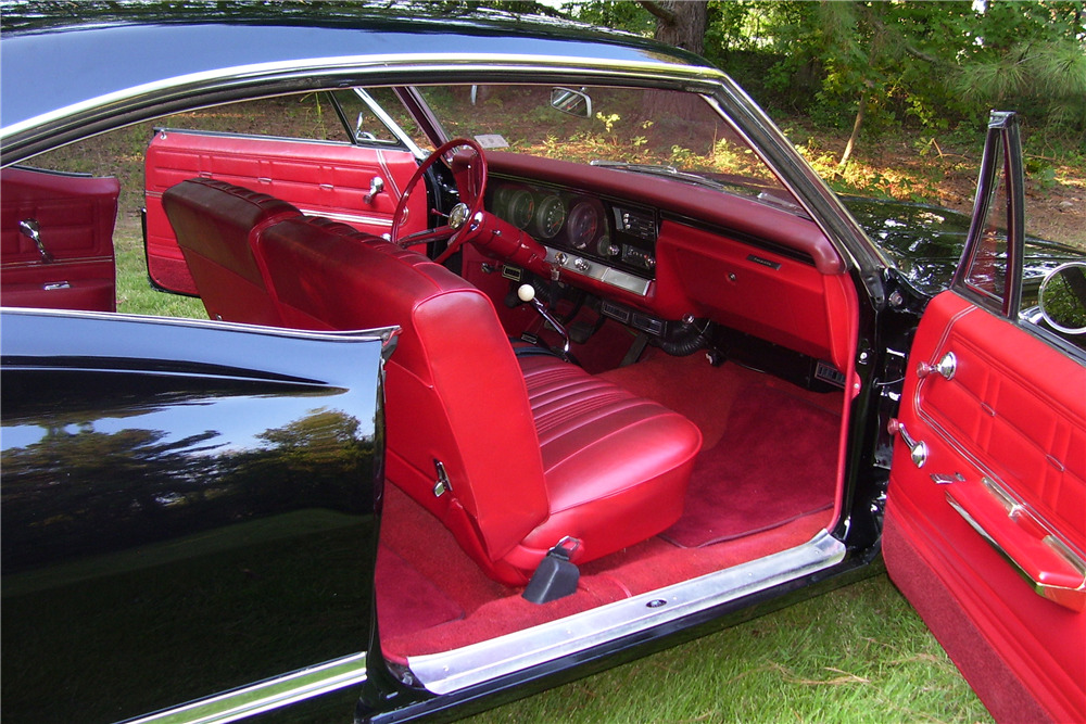 67 impala red interior