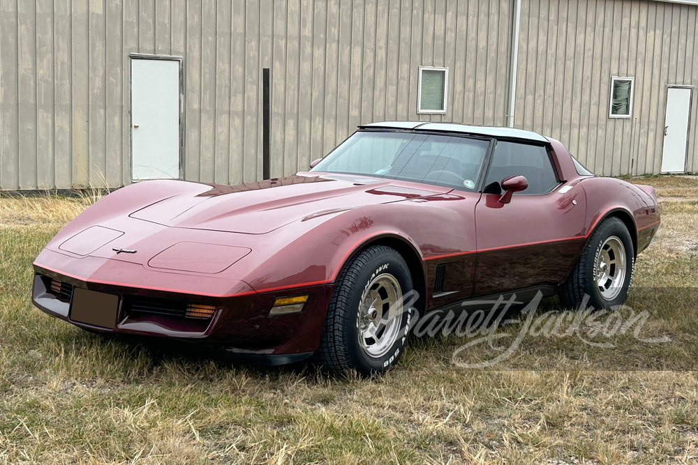 1981 corvette stingray red